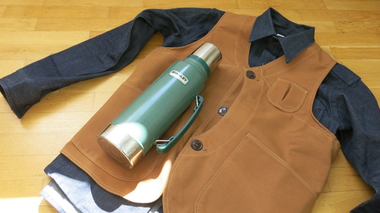 Rising Sun Outdoor Vest Brown Duck Canvas | be-cause – style, travel ...